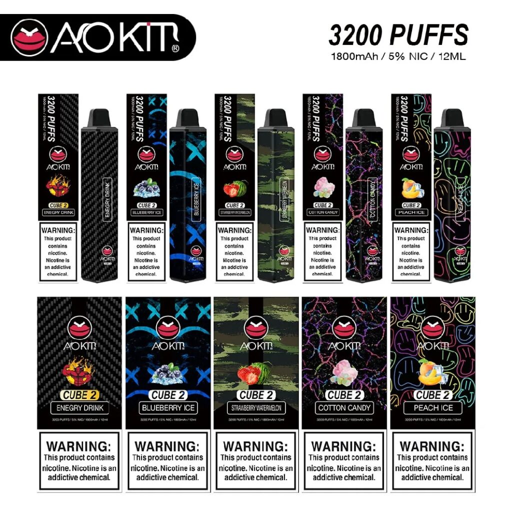Aokit Cube 2 3200 Puffs Disposable Vape Wholesale Vape For Wholesale