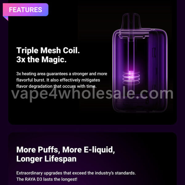 Elf Bar Raya D3 25000 Puffs Disposable Vape Wholesale