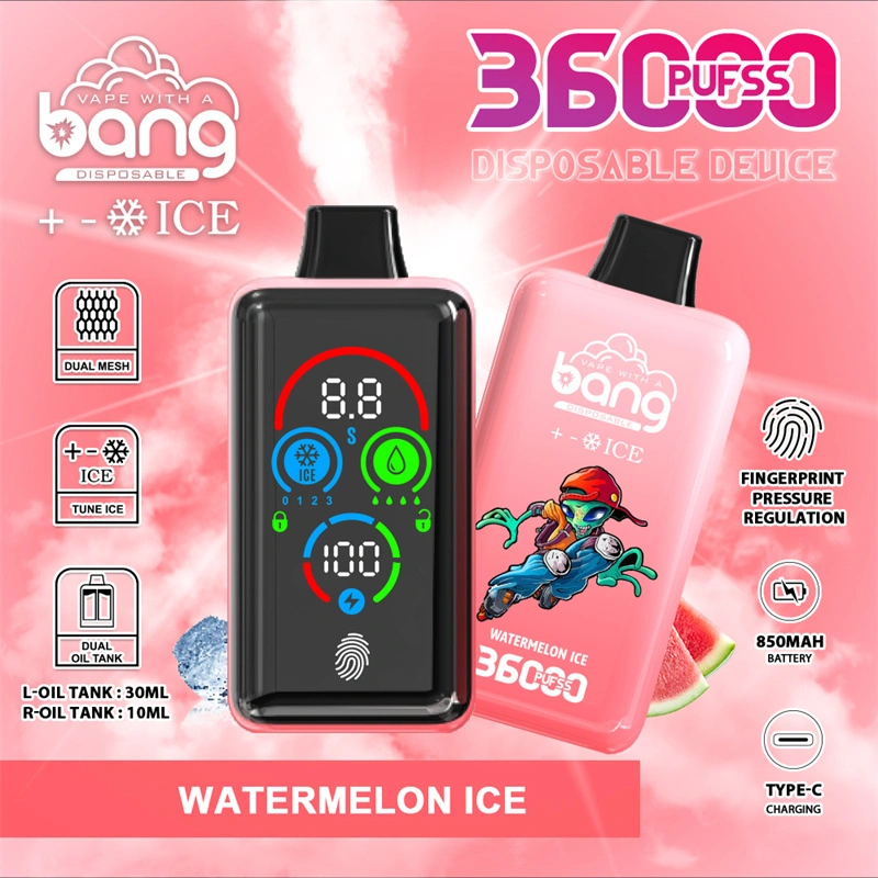 Bang 36000 Puffs Smart Full Screen Disposable Vape Wholesale