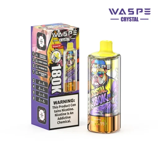 Waspe Crystal 8in1 180K Puffs Disposable Vape Wholesale